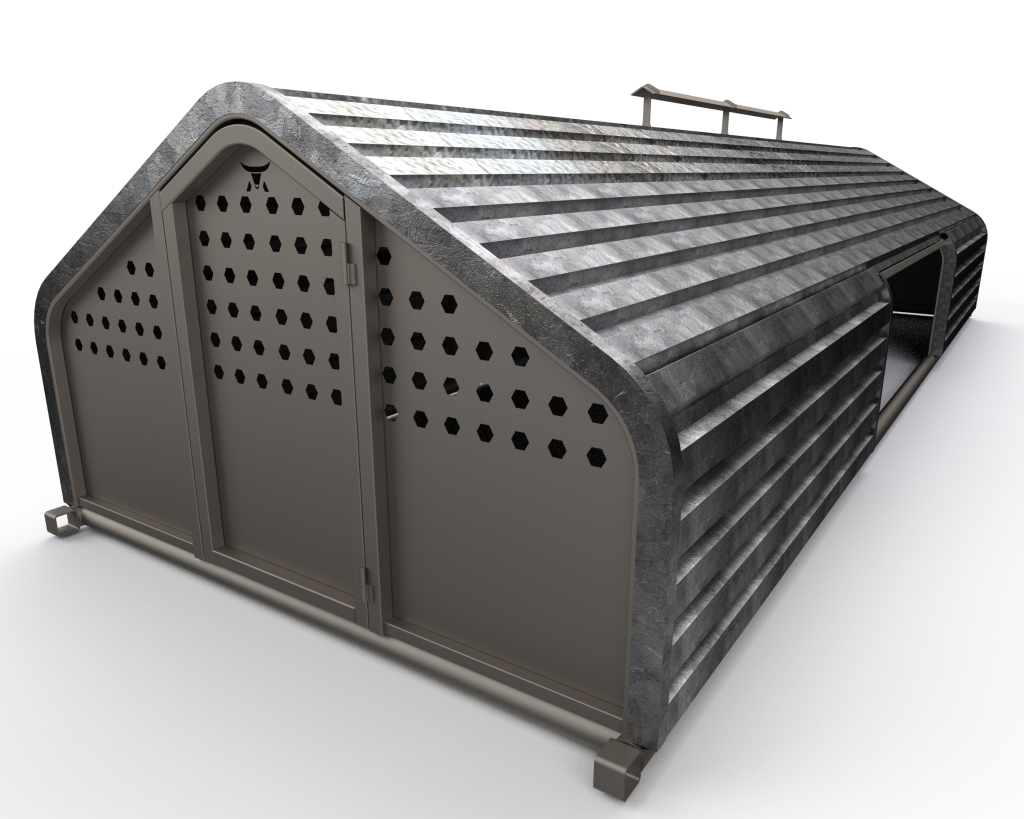 Macksteel 24' Calf Shelter - siouxnationftpierre.com